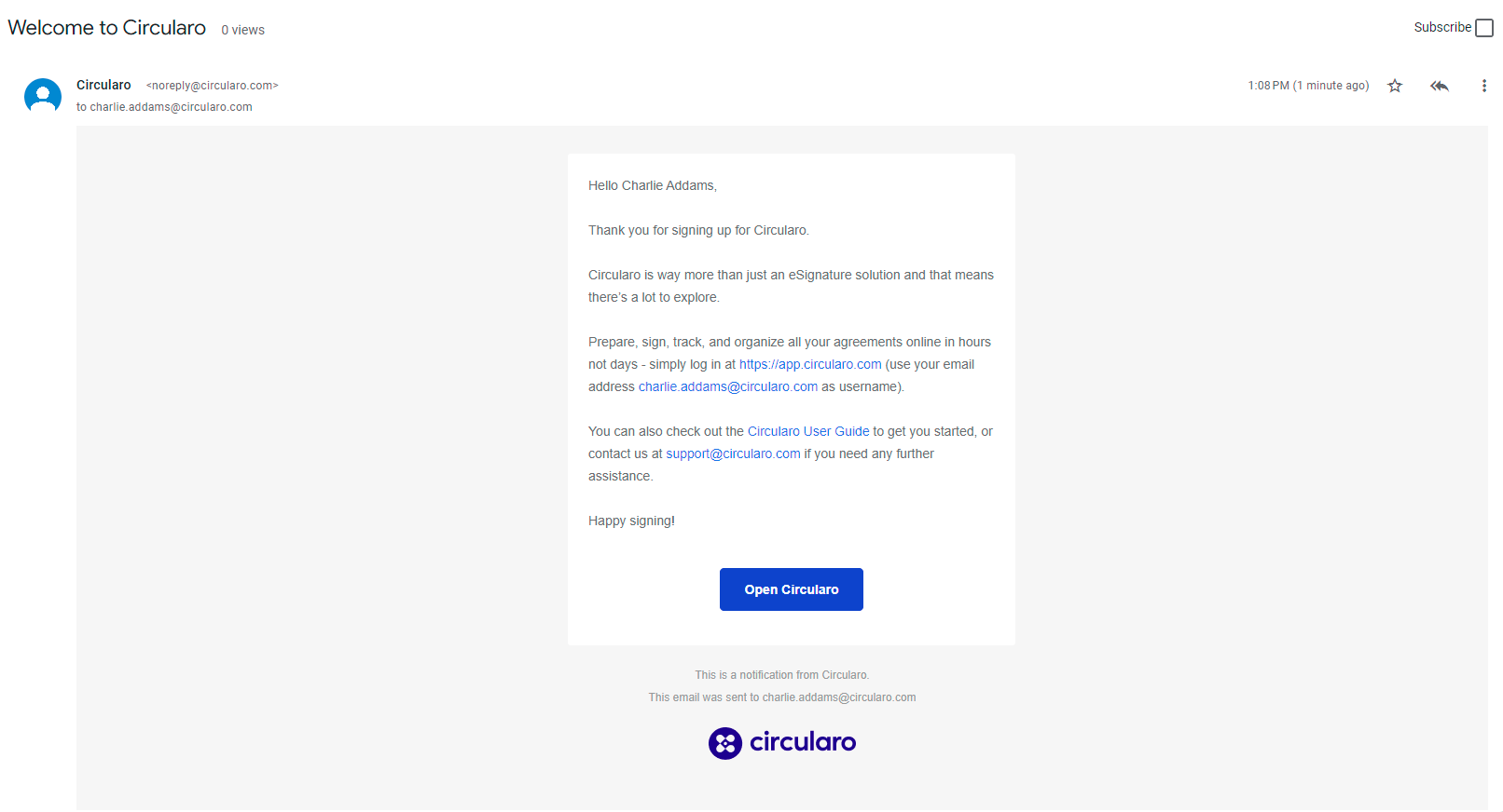 Registration and login